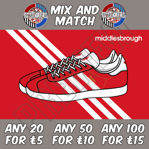 Middlesbrough Gazelle | FC STICKERS