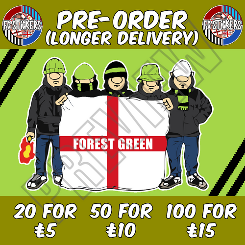 Forest Green Flag Hooligans | FC Stickers