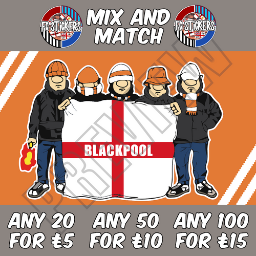 Blackpool Flag Hooligans | FC Stickers