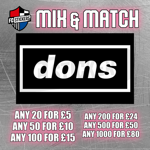 dons Britpop | FC STICKERS