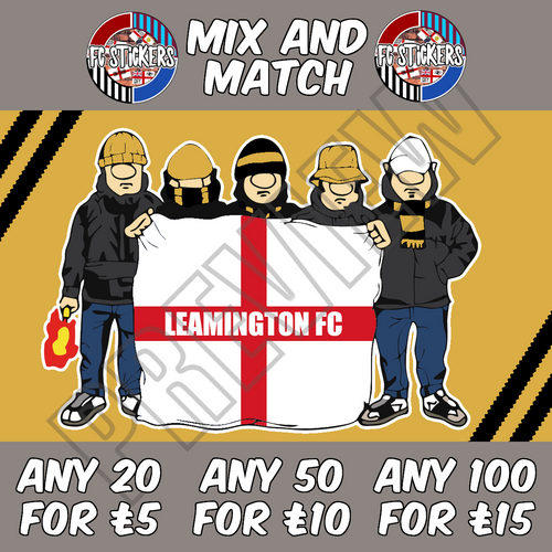 Leamington FC Flag Hooligans | FC STICKERS
