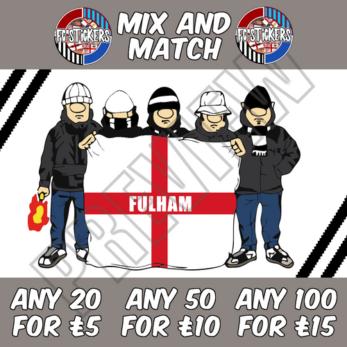 Fulham Flag Hooligans | FC Stickers