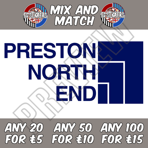 Preston North Face | FC STICKERS