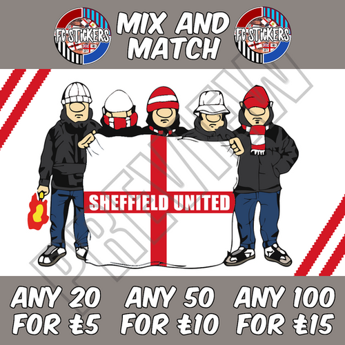Sheffield United Flag Hooligans | FC STICKERS