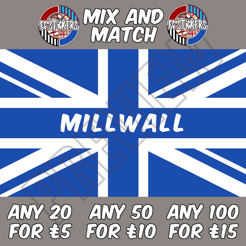 Millwall Union Jack | FC Stickers