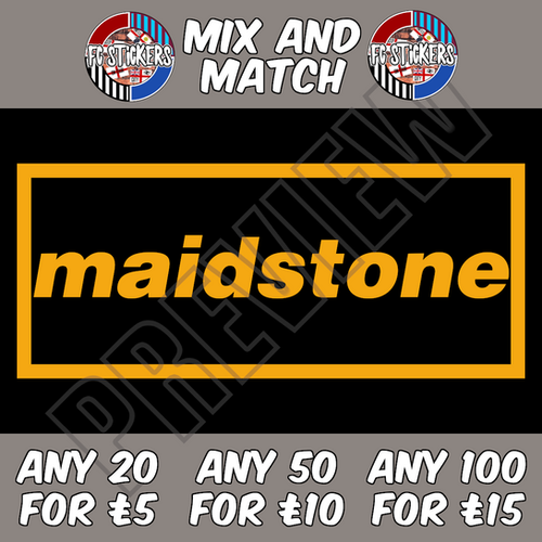 maidstone Britpop | FC STICKERS