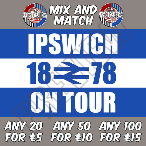 Ipswich On Tour | FC Stickers