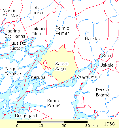 Sauvo | Tietoja Suomen seurakunnista