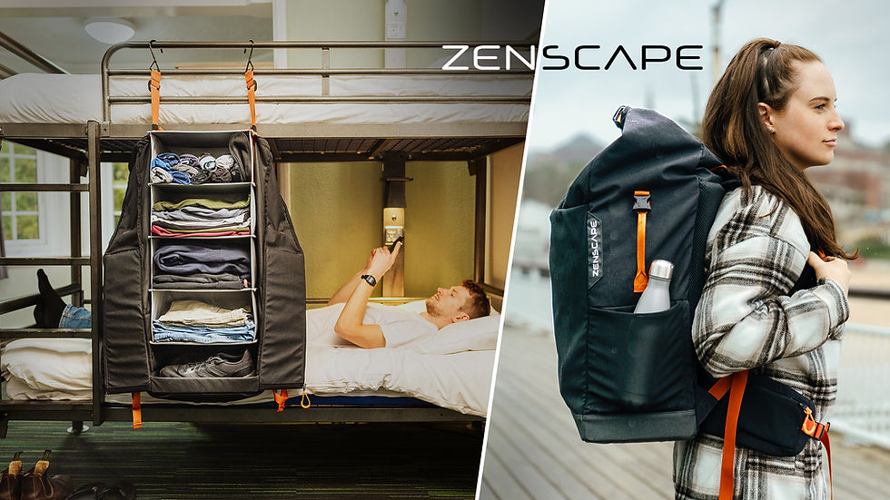 Zenscape | Hanging travel backpack