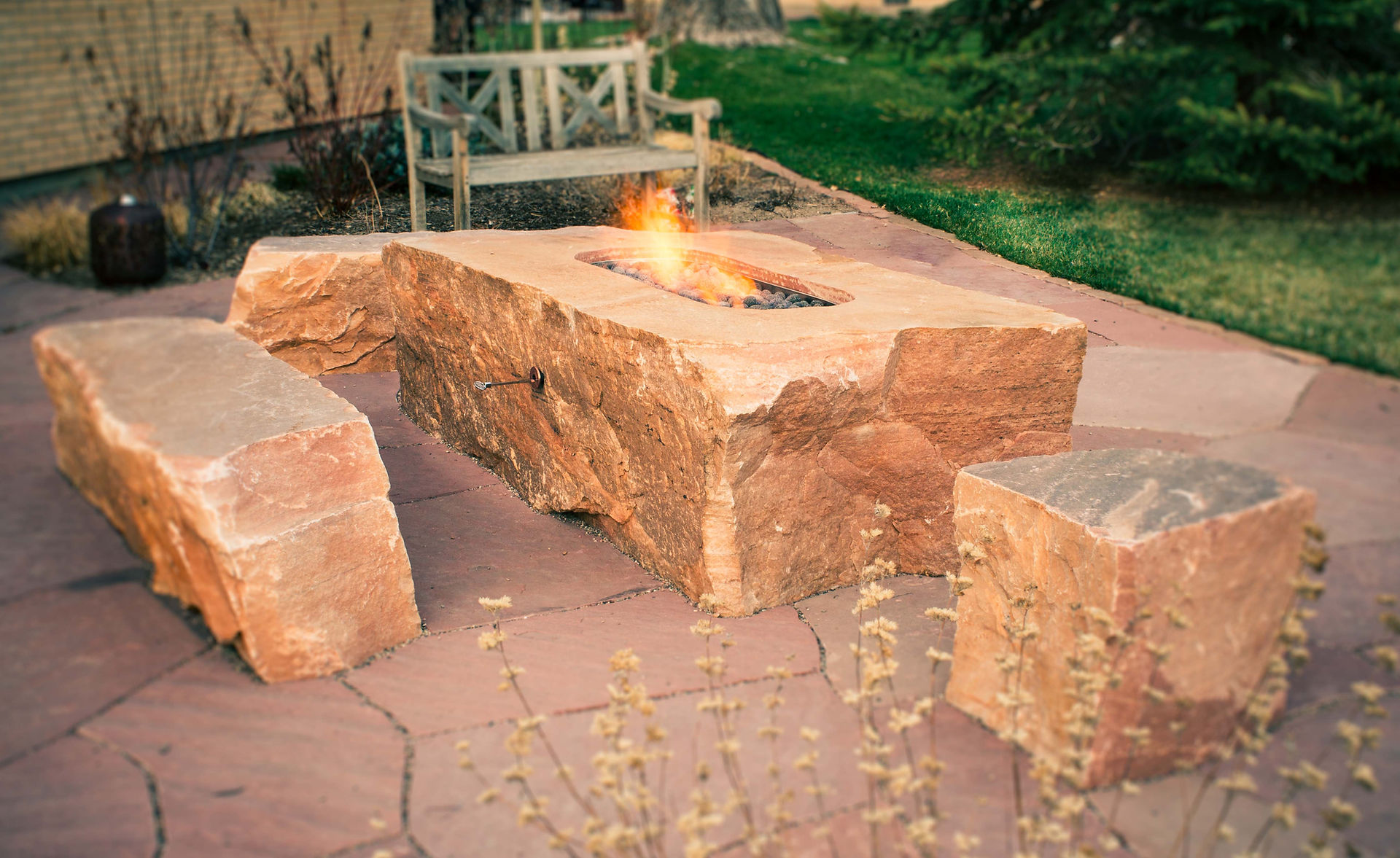 Stone and Rock Fire Pits | Colorado | Rocknstoneboulderfirepits.com