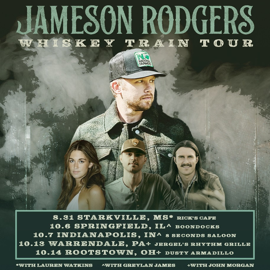 Jameson Rodgers Reveals 'Whiskey Train Tour'
