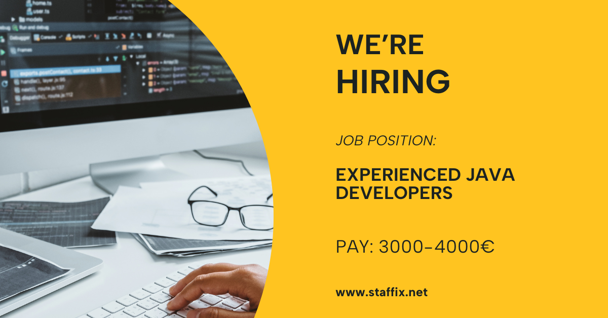 Vende Pune - Experienced Java Developers - staffiX