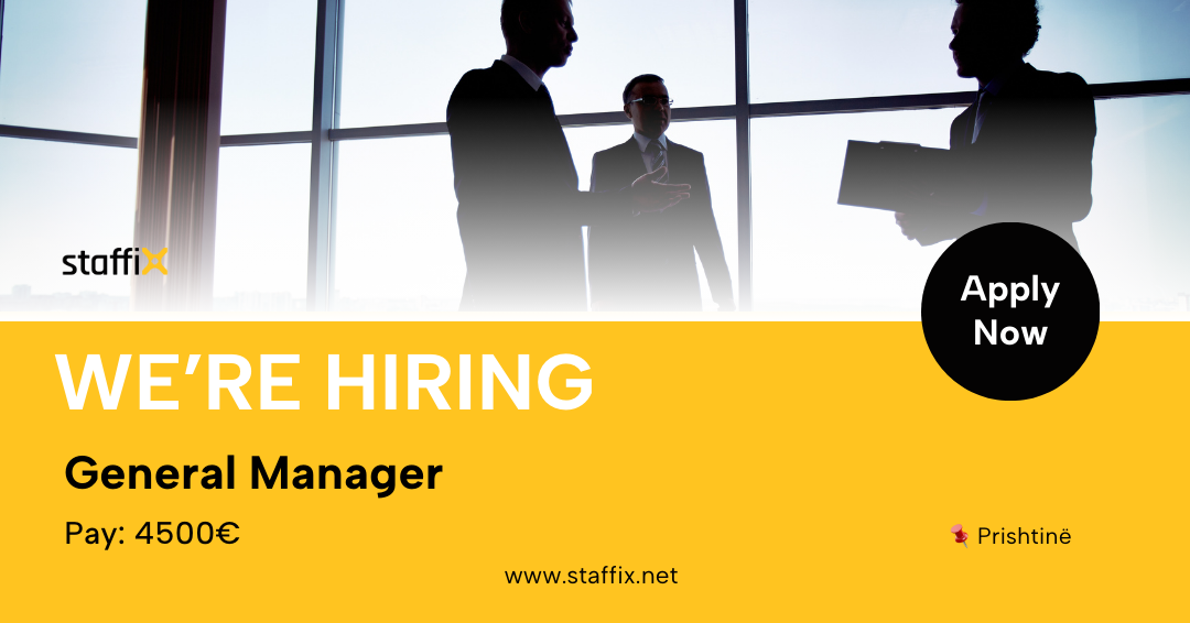 Jobs - General Manager - staffiX