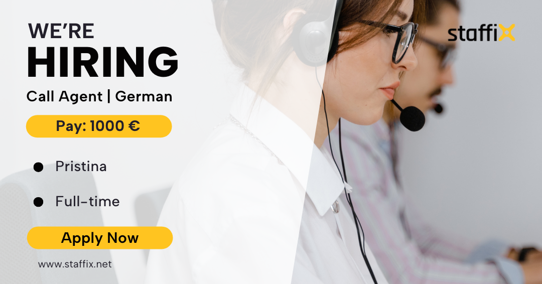 Jobs - Call Agent - staffiX