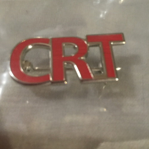 Pin CRT RED ENAMEL | crttexas