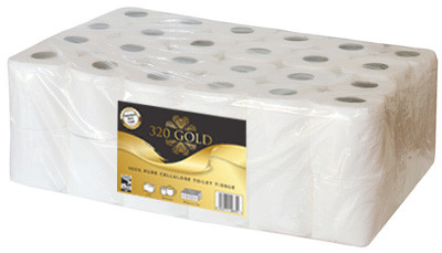 Toilet Rolls – Gold Toilet Paper 200 & 320 Sheet Pack