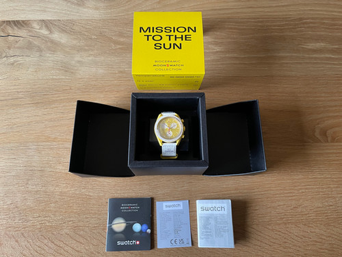 Swatch X Omega Moonswatch Mission to the Sun | Episteme Vintage
