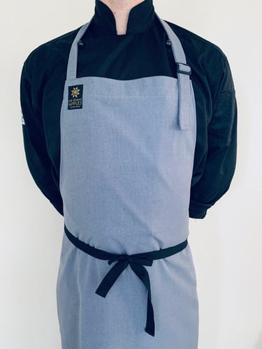 Luxury | Durable Apron - Grey (Designed by Chefs) | Adams Apples