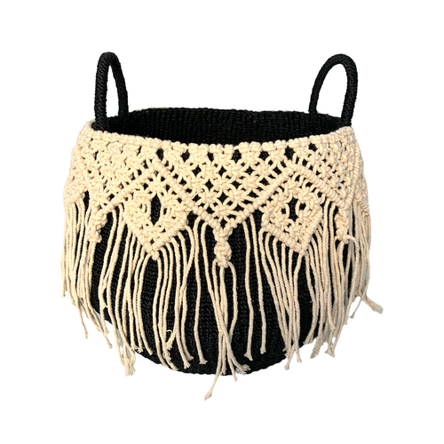 Abaca Macrame Basket | HARA
