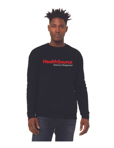 Bella+Canvas HealthSource Fleece Unisex Drop Shoulder Fleece Sweatshirt ...