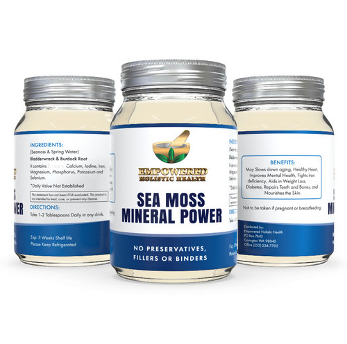 Sea Moss Mineral Power Gel | EmpoweredHHealth
