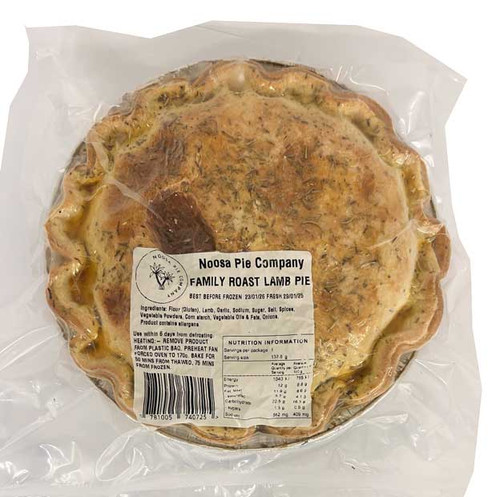 Family Pie Roast Lamb 1kg | Noosa Pie Company