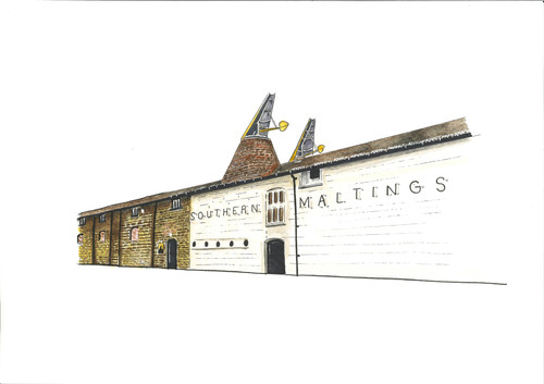 Southern Maltings Ware Print | kimberkreative