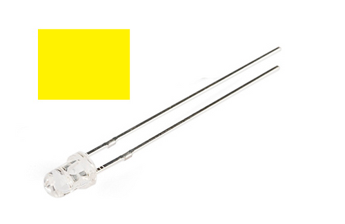 LED AMARILLO 100 pzas 3 mm | 11-electronica