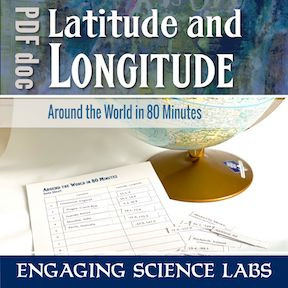 Latitude and Longitude Activity: Map Skills; Finding Locations on a ...