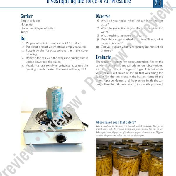 Air Pressure: Demonstrating the Intense Force of Air Pressure. | new ...