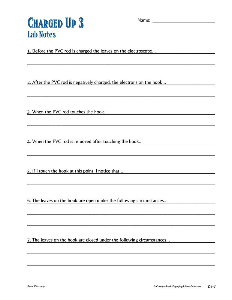 Writing Lab Reports in Middle School Science