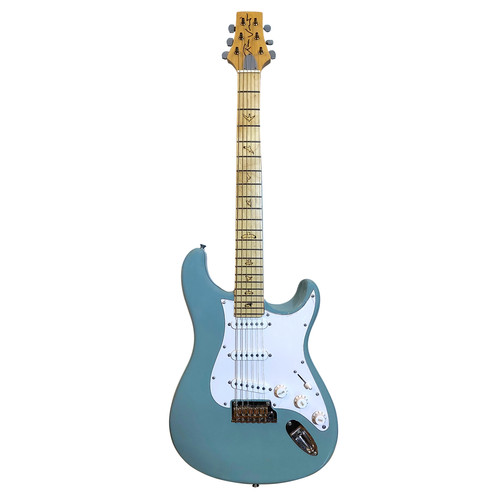 RJ Basic Electrics - Vibecaster Guitar - (Slate Green) | RJ Guitars ...