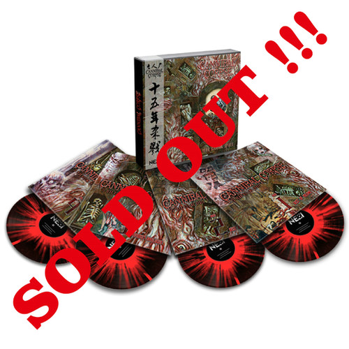 Cannibal Corpse - 15-Year Killing Spree Boxset 4LP Splatter Vinyl Ltd ...