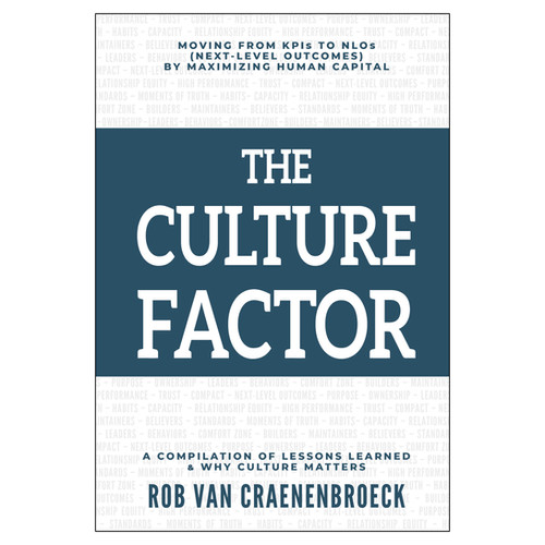The Culture Factor by Rob Van Craenenbroeck | Culture @ Work