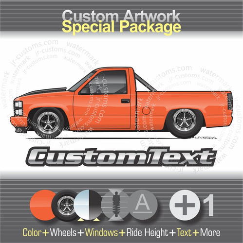 Custom Racing Package Level 1 (Details to add on basic artwork) | JR ...