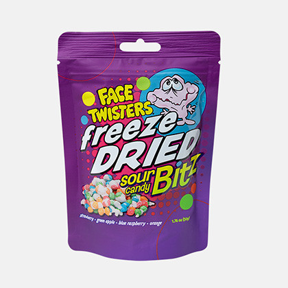 Freeze Dried Sour Candy Bitz 1.76 oz | FACE TWISTERS