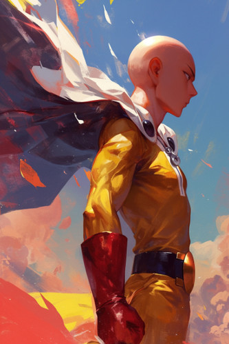 One Punch: Saitama #01 Archival (Museum) Quality Poster | Fancentric