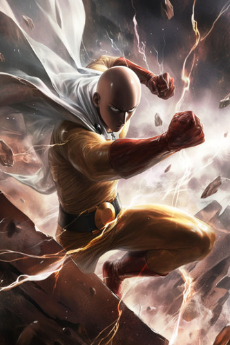 One Punch: Saitama #02 Archival (Museum) Quality Poster | Fancentric