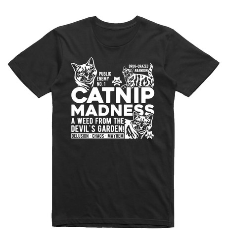 Catnip Madness Short-Sleeved T-Shirt | Fancentric