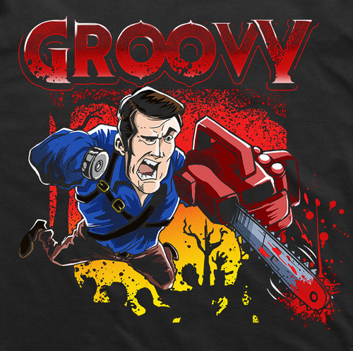 Evil Dead: Groovy Short Sleeve T-Shirt | Fancentric