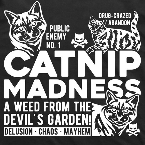Catnip Madness Short-Sleeved T-Shirt | Fancentric