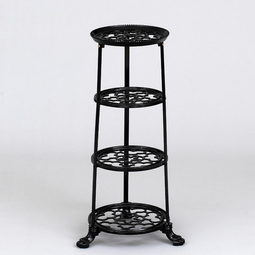 D1630F 4 Tier Pan Stand Black | victor