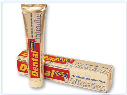 Dental Plus Whitening Toothpaste 5oz | sleek-sensation