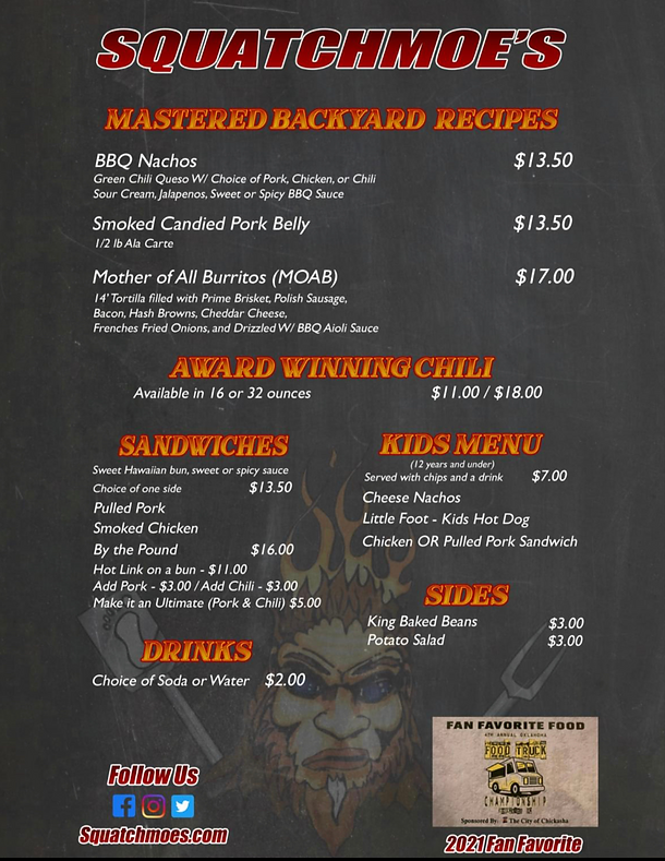 Brunch & Truck Menus | The Lot