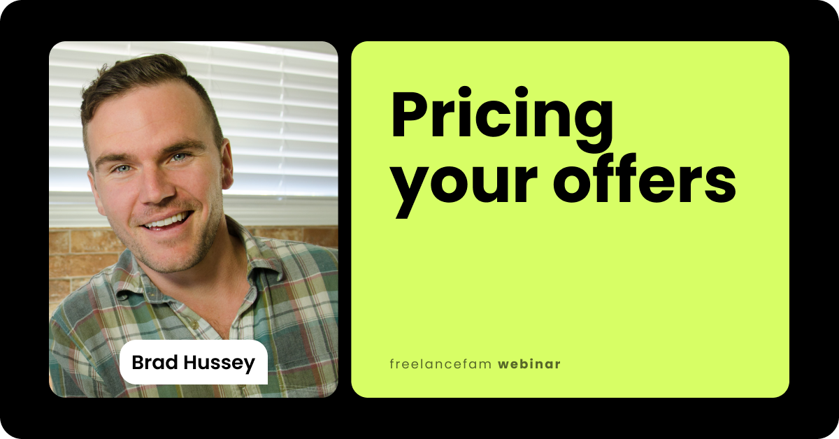 Pricing Your Offers W/Brad Hussey