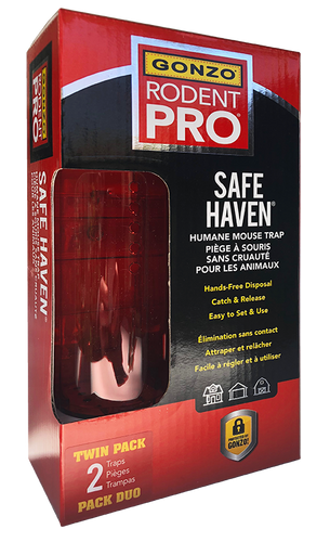 GONZO®RodentPro® SafeHaven® Live Catch Mouse Traps | gonzostore