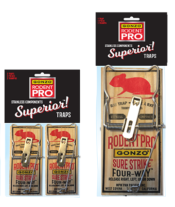 GONZO®RodentPro® Superior® Sure-Strike® Traps | gonzostore