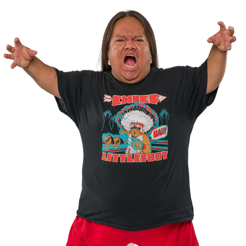 Chief Littlefoot T-Shirt | Micro Wrestling