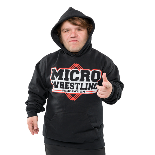 Micro Wrestling Black Hoodie | Micro Wrestling
