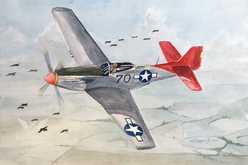 P-51 Mustang Red Tail (escort) | Wayne Beyer Jr.